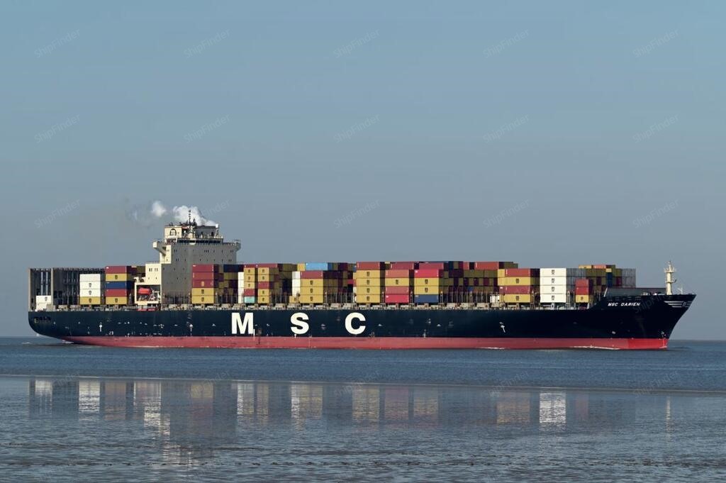 MSC DARIEN, Container ship - Current position, specs & port calls ...
