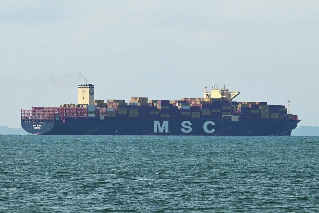 MSC SOFIA, Container ship - Current position, specs & port calls - MMSI ...