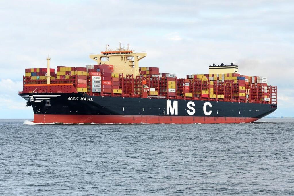 MSC MAURA, Container ship - Current position, specs & port calls - MMSI ...